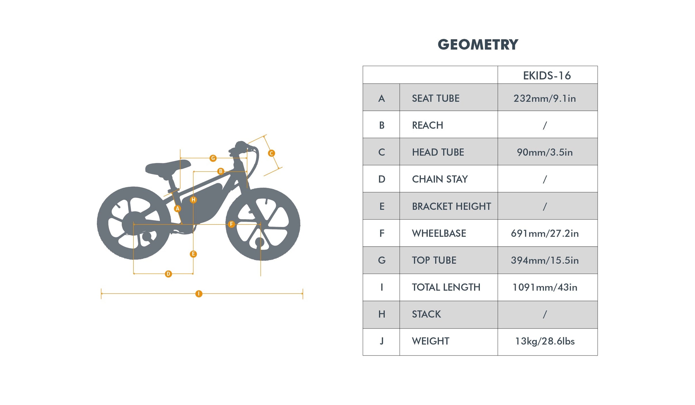Eunorau ekids16 1.0 kids electric bike 180w 24v 10ah up to 12.5 mph — OffGrid Lux