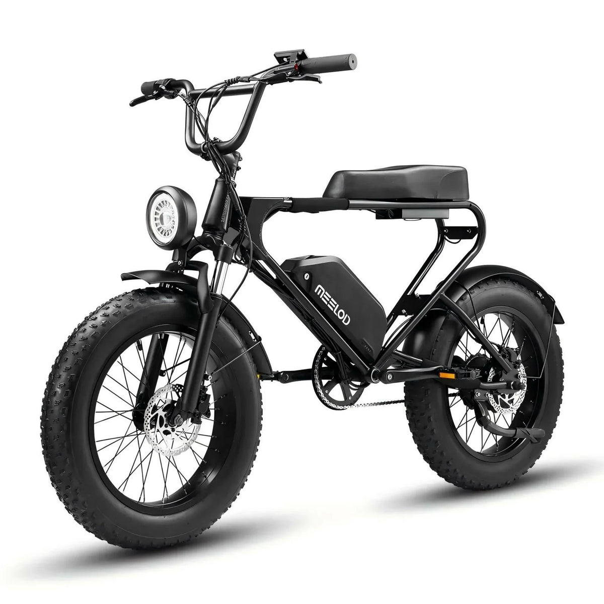 MEELOD DK200 20" Retro Moped Style Electric Bike 750W Motor 48V 13Ah B ...
