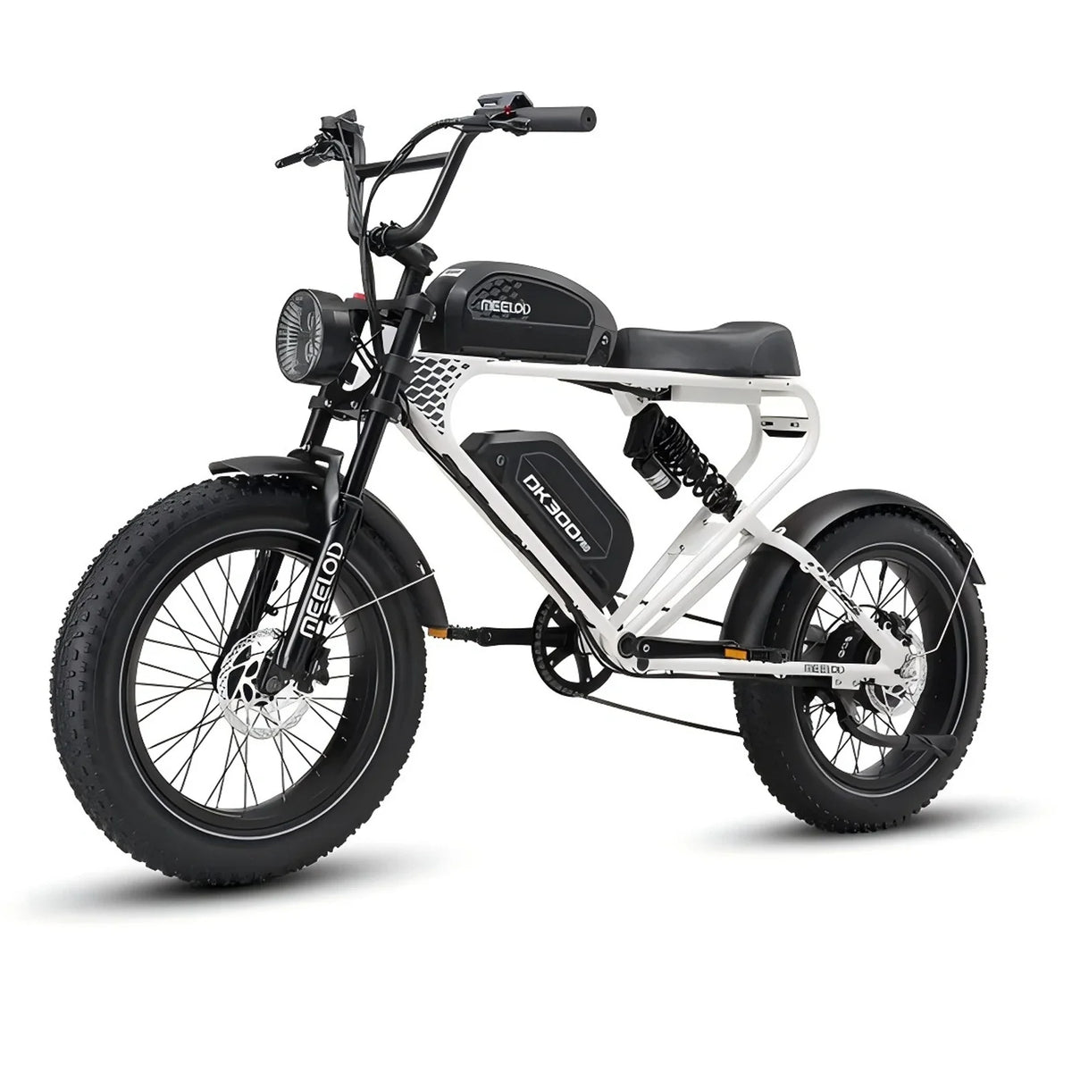 MEELOD DK300 PRO 20" Retro Moped Style Electric Bike 1200W Peak Motor ...