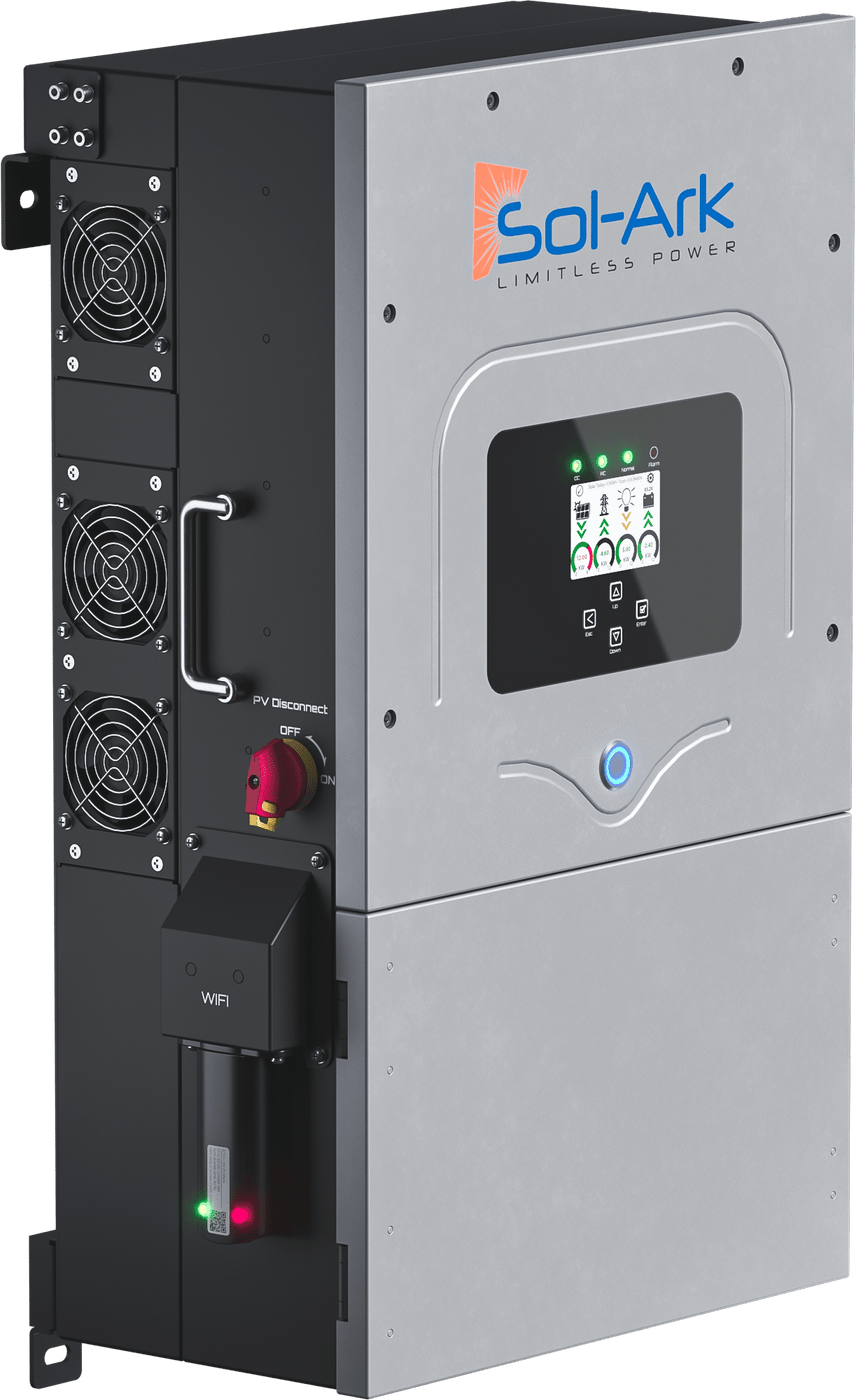 Sol-Ark SA-12K-EMPKIT | 12kW All-in-One Hybrid Inverter | 120/240VAC S ...