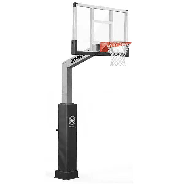 Dominator 60" Glass Backboard Adjustable Basketball Hoop — OffGrid Lux
