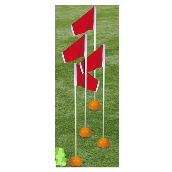 First Team Official Soccer Corner Flags for Turf Fields (Set of Four ...