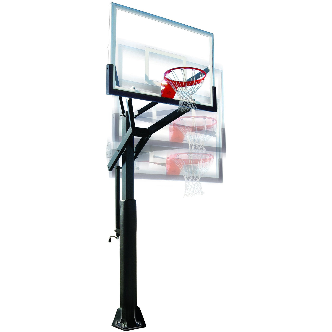 First Team PowerHouse 5 In Ground Adjustable Basketball Goal — OffGrid Lux