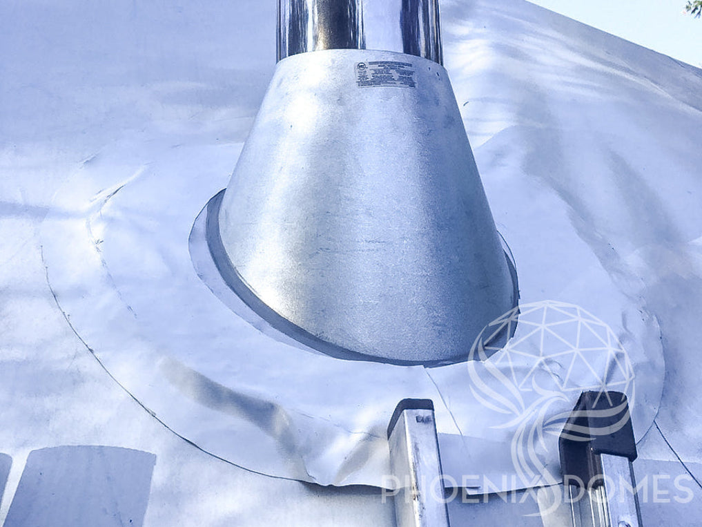Phoenix Domes Metal Chimney Flashing Kit — OffGrid Lux